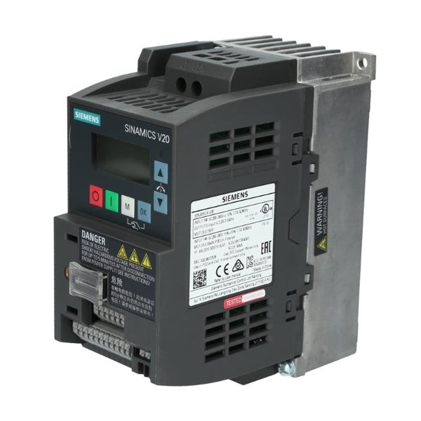 Siemens VFD V20 0.75 KW 1 HP 3 PHASE - Indtools Sales & Services